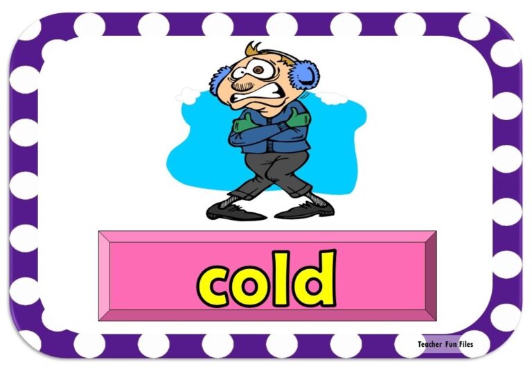 Adjectives Flashcards Set 1 - Fun Teacher Files