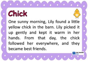 English Reading Passages 20 - Baby Animals - Fun Teacher Files