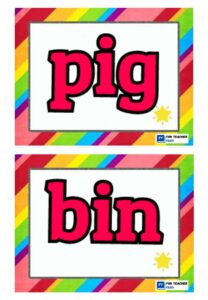 CVC Flashcards Set 1 - Fun Teacher Files