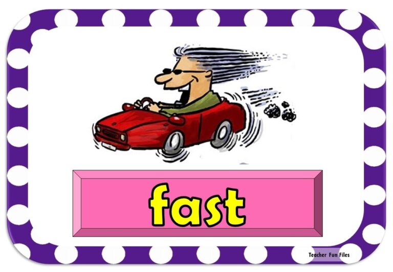 Adjectives Flashcards Set 1 - Fun Teacher Files