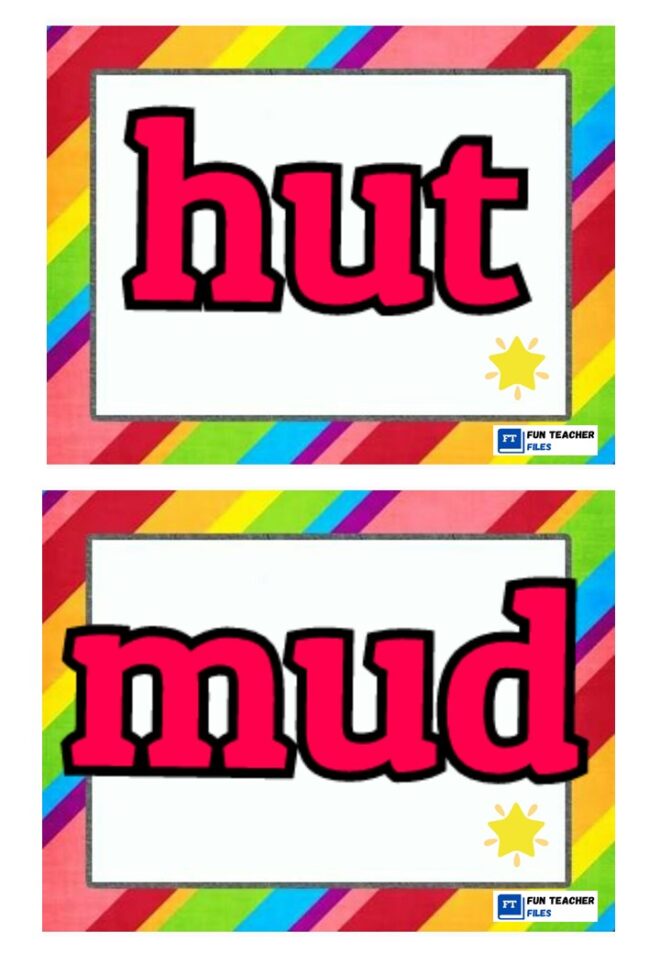 CVC Flashcards Set 1 - Fun Teacher Files