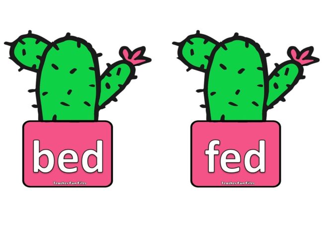 CVC Short E Flashcards Set 1 - Fun Teacher Files