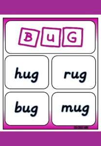 Rhyming Words Flashcards Set 4 - Fun Teacher Files