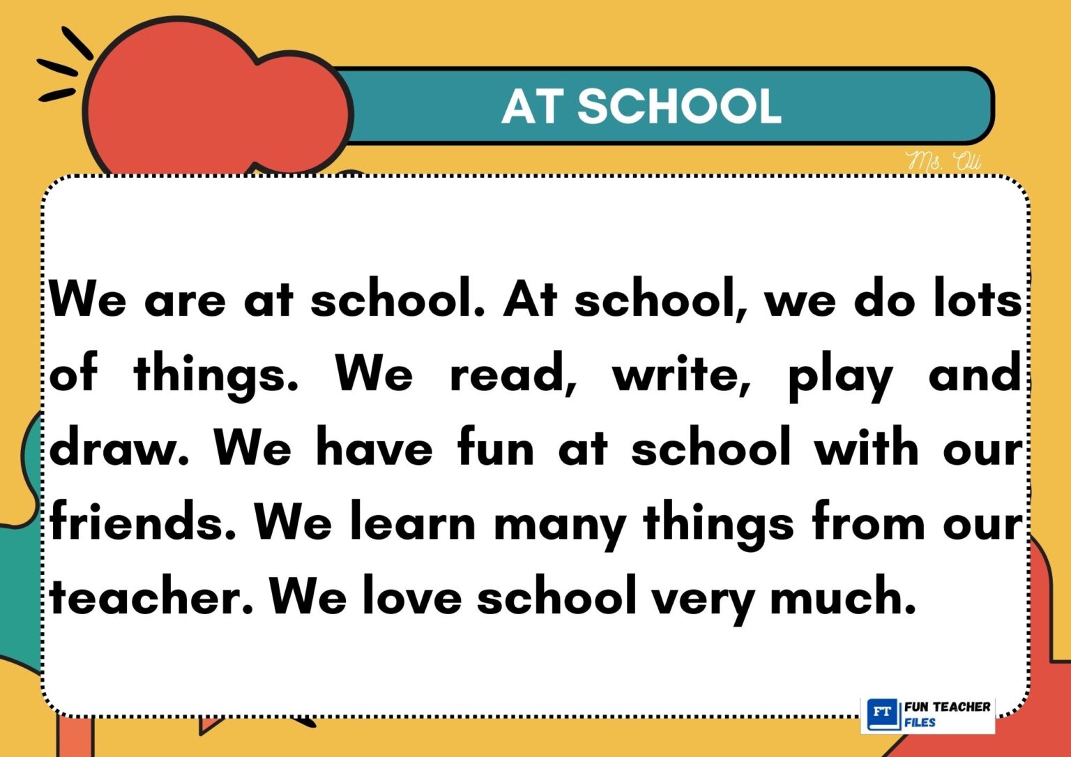 Reading Material Archives - Fun Teacher Files
