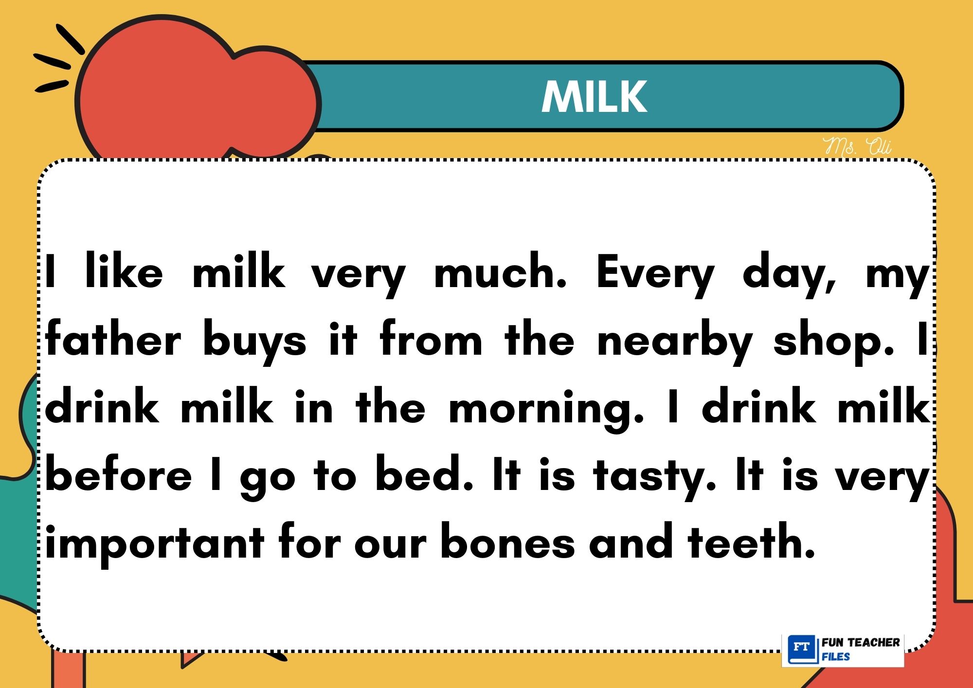 English Reading Passages 21 - Fun Teacher Files
