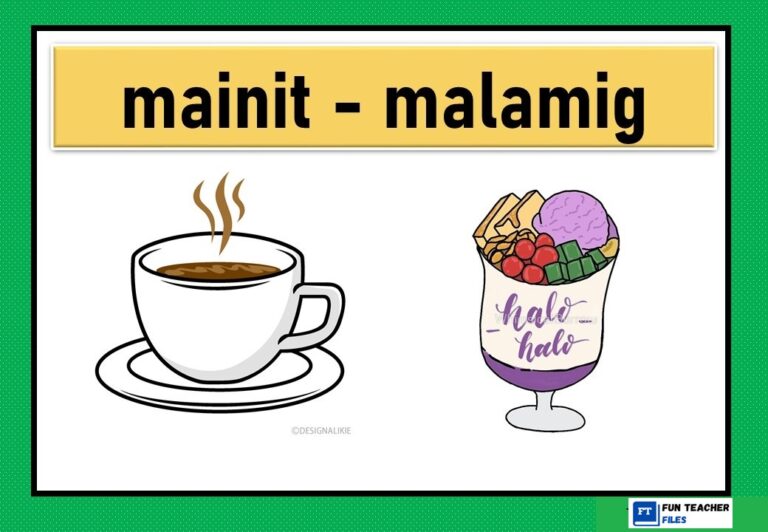 Salitang Magkasalungat Flashcard 2 - Fun Teacher Files