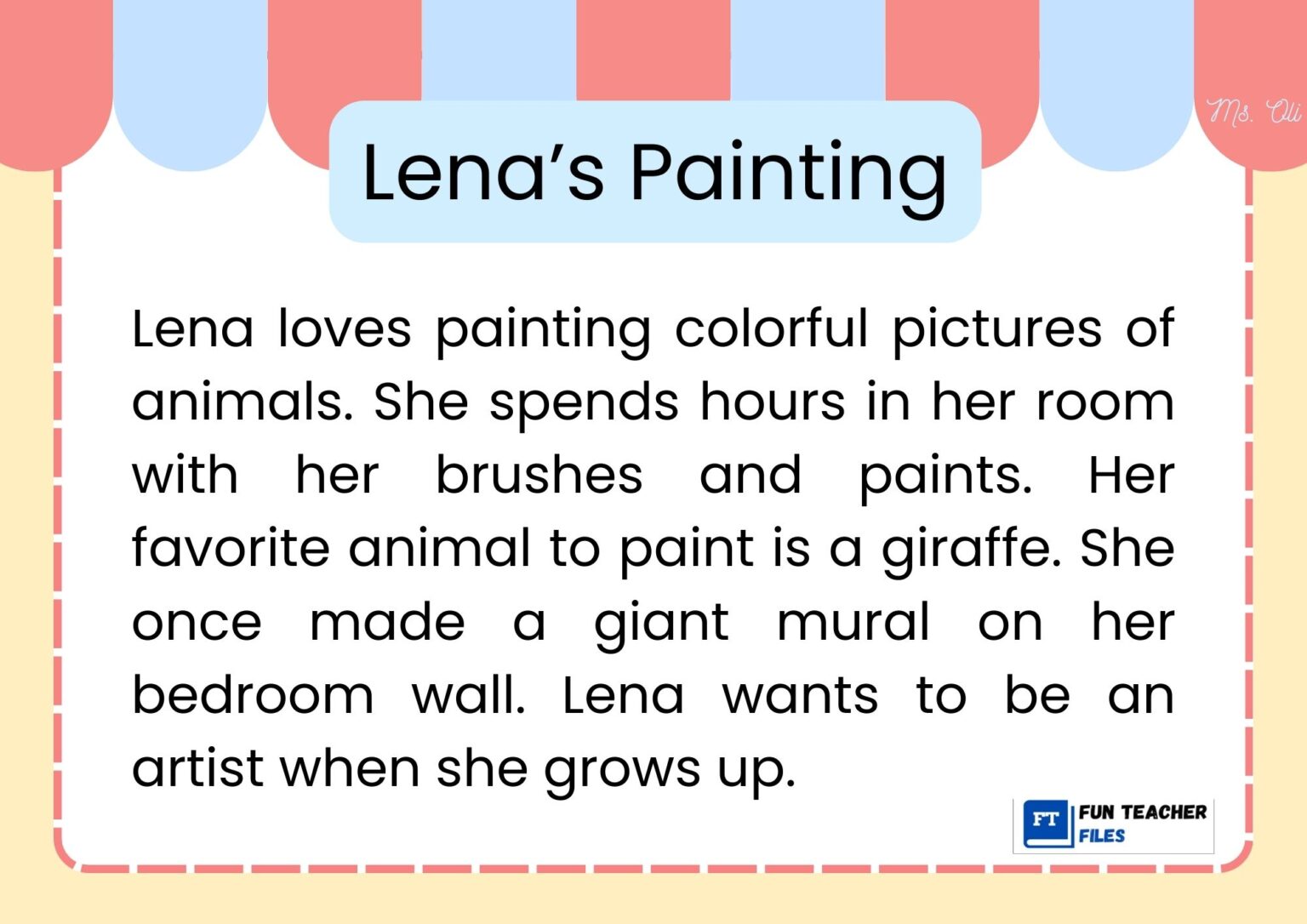 English Reading Passages about Hobbies Set 23 - Fun Teacher Files