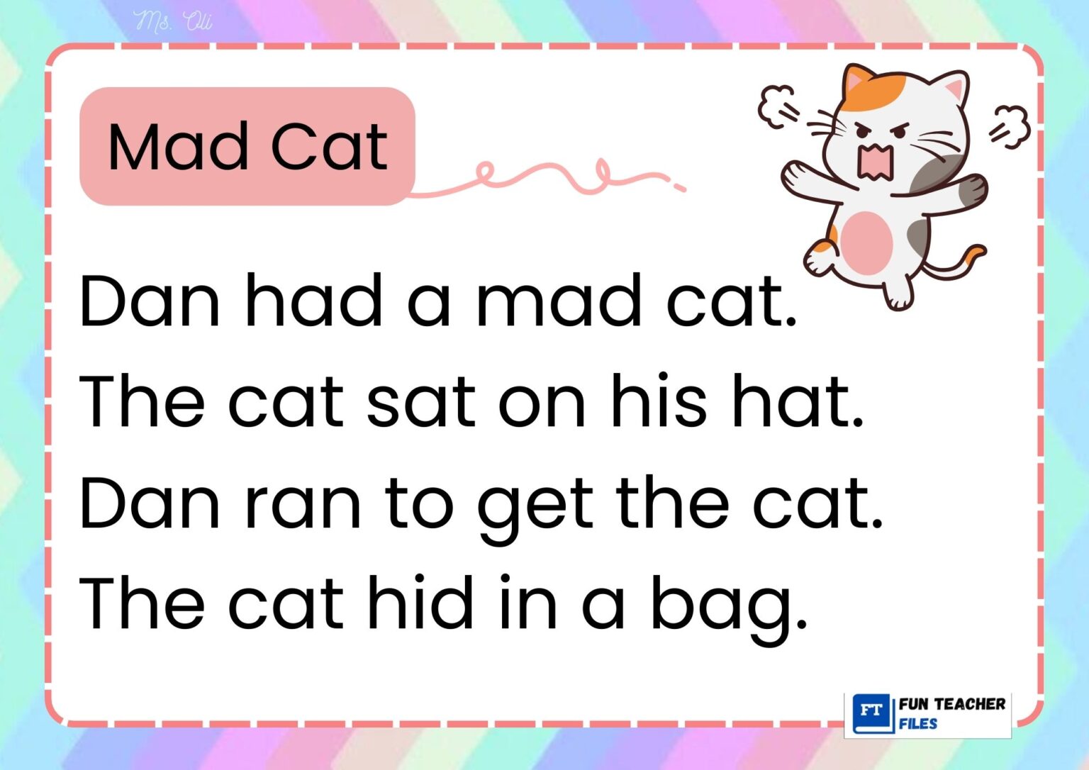 CVC Reading Passages Set 9 - Fun Teacher Files