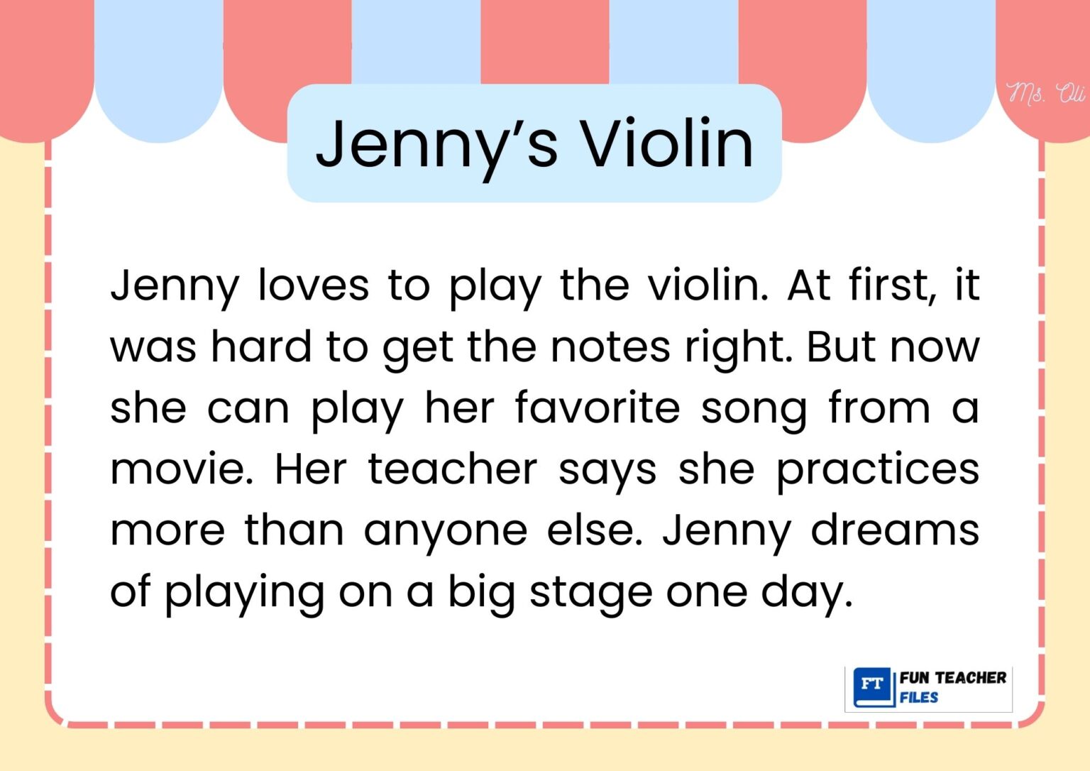 English Reading Passages about Hobbies Set 23 - Fun Teacher Files