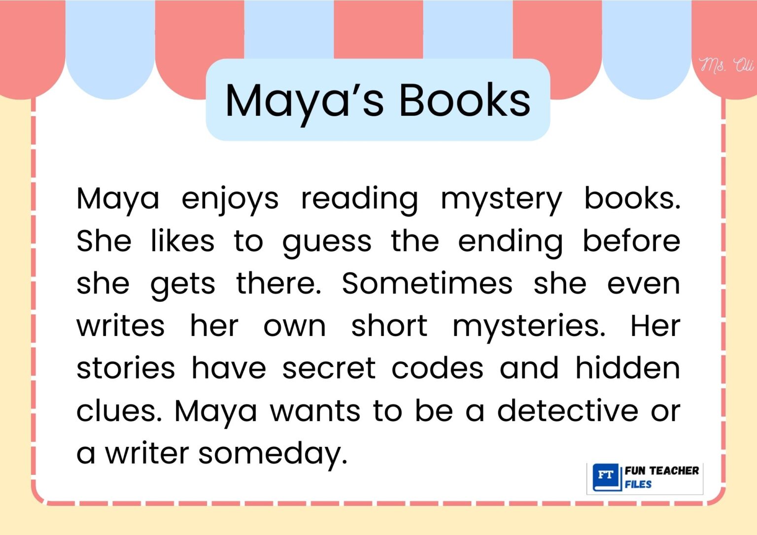 English Reading Passages about Hobbies Set 23 - Fun Teacher Files