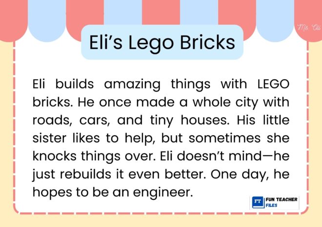 English Reading Passages about Hobbies Set 23 - Fun Teacher Files