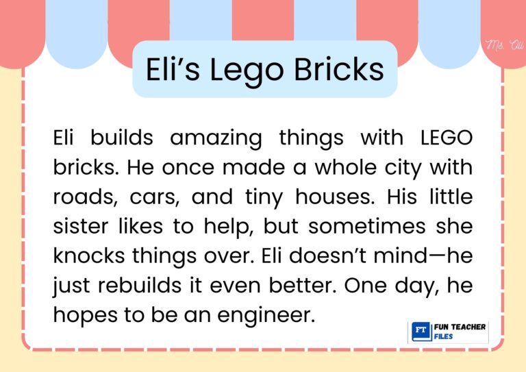 English Reading Passages about Hobbies Set 23 - Fun Teacher Files